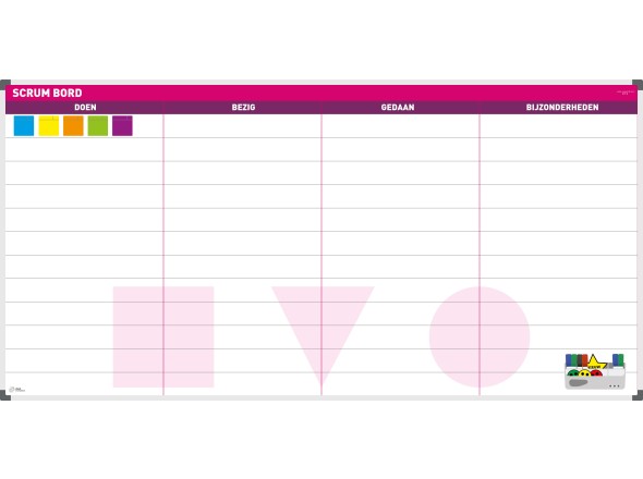 Scrumboard Example LVO 120x240cm - TnP Visual Workplace Scrumboard Example LVO 120x240cm - TnP Visual Workplace